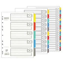 [알파] 인덱스간지 I-605 PVC 5분류 A4 - SSG.COM