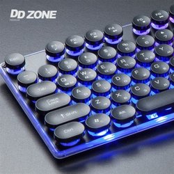 DDZONE)레트로감성 멤브레인 LED키보드 K-650(블랙) - SSG.COM