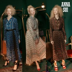 [최초가 199000원] 안나수이ANNA SUI 판타지아 실크 블렌딩 셔츠+플리츠 스커트 셋업 2종 - SSG.COM
