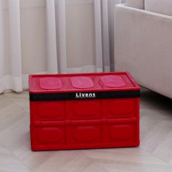 자우버탁 다용도 폴딩 리빙박스(56L 대형/레드) 1P - 이마트몰, 원하는 상품을 원하는 시간에 쓱, 이마트몰