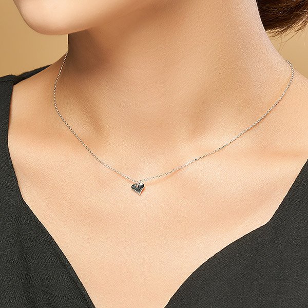 [925실버] 모노하트 목걸이 (20NS021) [1color] - SSG.COM