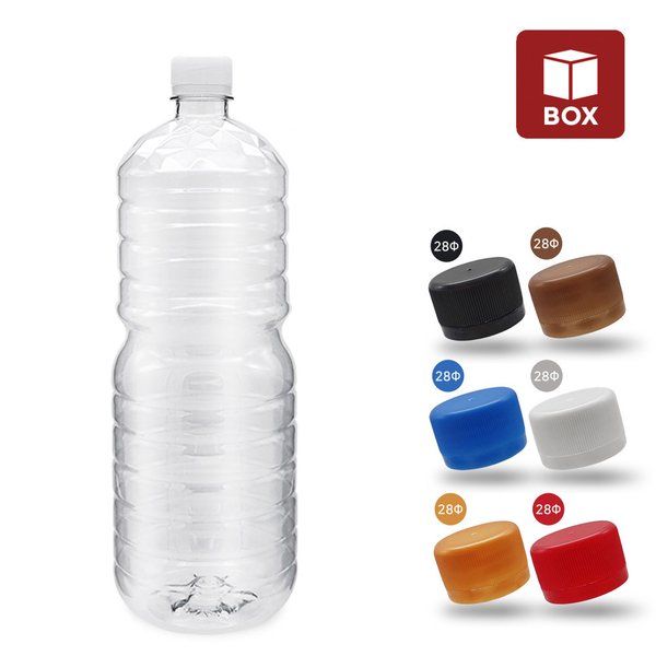 (1BOX) 생수 공병 원형 1800ml (기본캡-46개입) 투명 생수통 막걸리 음료 저장 페트병 - SSG.COM