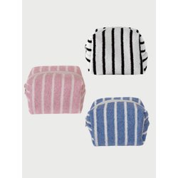 Stripe Terry Pouch (3colors)(S,L) - SSG.COM