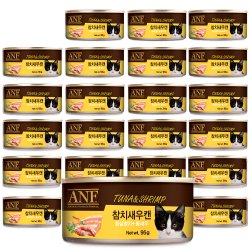 ANF 고양이캔 참치새우 95g*24캔 - SSG.COM