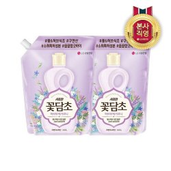 샤프란 꽃담초 섬유유연제 라벤더 리필 1.6L x 2개 - SSG.COM