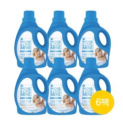 네이처러브메레 쿨 프레쉬 유아 세탁세제 용기 1800ml X 6팩, 믿고 사는 즐거움 SSG.COM