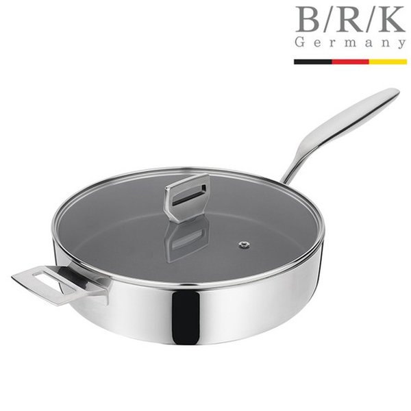 BRK 프리미엄 통3중 깊은 스텐 프라이팬 28cm 인덕션겸용 - SSG.COM