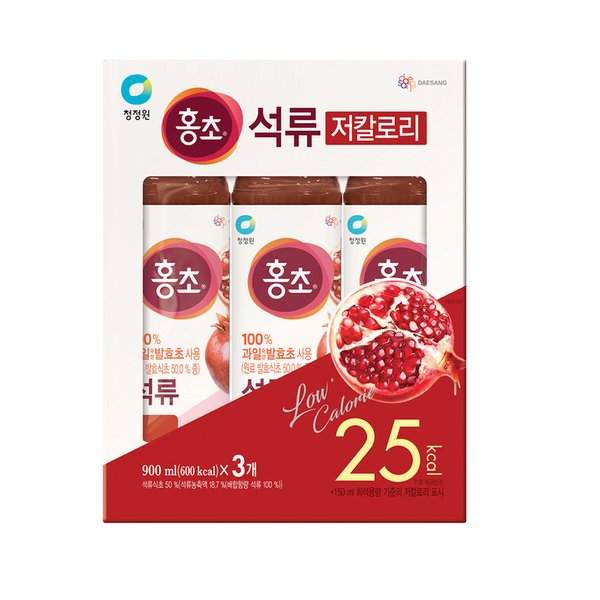 청정원 홍초 석류 900ml x 3(저칼로리) / 2세트 - SSG.COM
