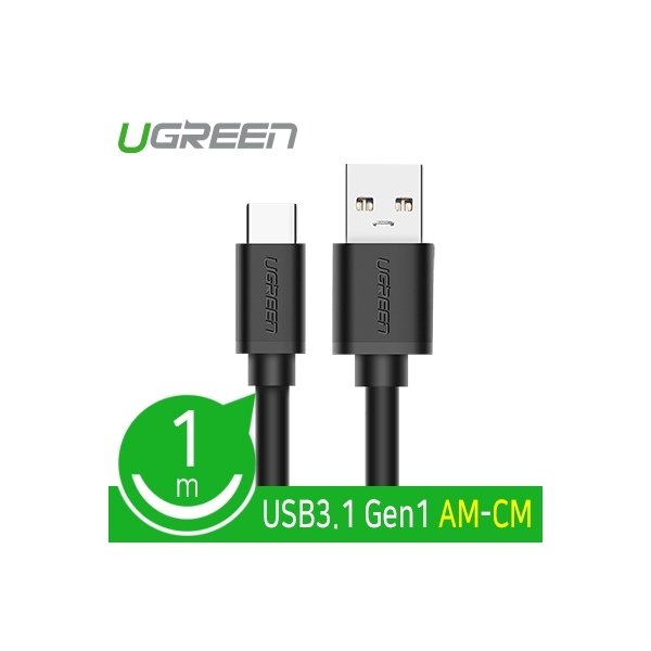 Ugreen U-20882 USB 3.1 Gen1(3.0) AM-CM 케이블 1m(블랙) - SSG.COM