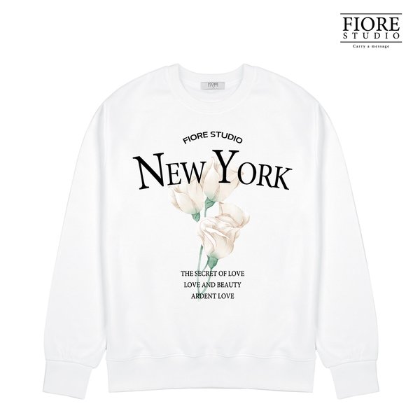 피오레스튜디오 FS 에센셜 맨투맨 (FS MTM FS141) 화이트 - SSG.COM