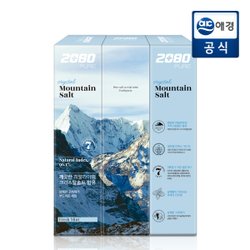 2080 퓨어 마운틴 솔트 치약 크리스탈민트향 120g x 3개 - SSG.COM