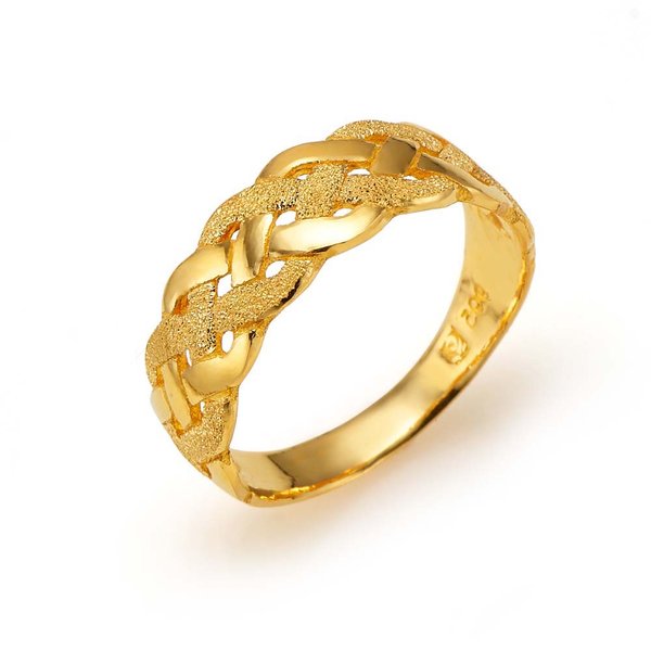 여자 순금 반지 꼬임 샌딩 24K 3.75g 애끼 검지 엄지 - SSG.COM