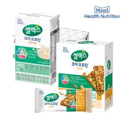 [S]셀렉스 코어 프로틴 음료 오리지널(TBA) 125ml 24팩+단백질 너츠바 50g 6입 - SSG.COM