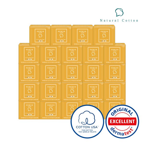내츄럴코튼 시그니처 생리대 울트라슬림 중형 12p 24팩 - SSG.COM