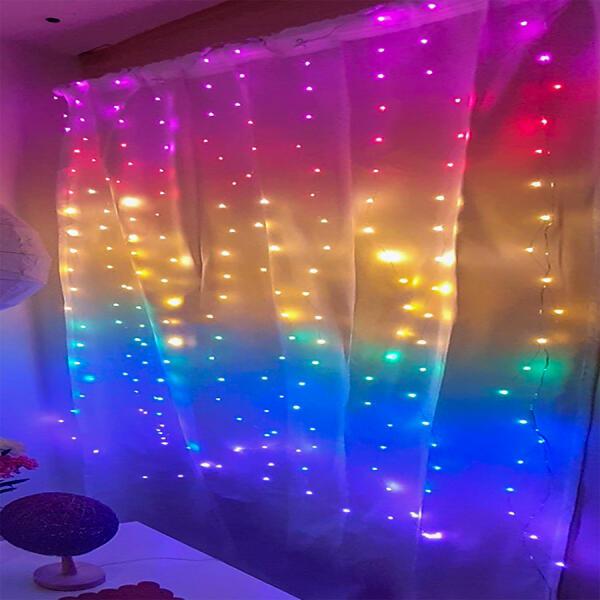 아트박스/보스위즈 보스위즈 커튼 레인보우 조명 3m 210p BOS-RAINBOW - SSG.COM