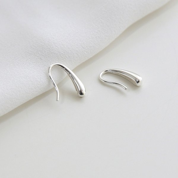 925실버 물방울 고리 귀걸이 - SSG.COM