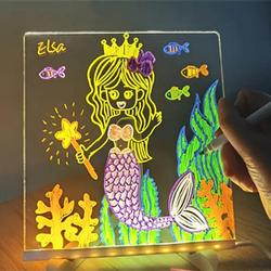 LED 아크릴 무드등 만들기 네온사인 집들이선물 메모판 무드등 수면등 DIY - SSG.COM