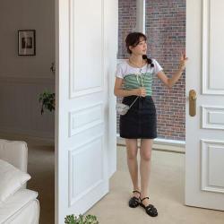 [M7] 여자 가슴 끈 여성스러운 줄무늬 튜브탑 - SSG.COM