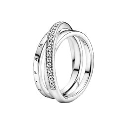 판도라 크로스오버 파베 트리플 밴드 반지 199057C01 - SSG.COM