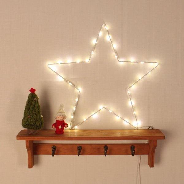 40구 LED 별 설정 장식전구 40cm 크리스마스 조명 E78-디작소 - SSG.COM