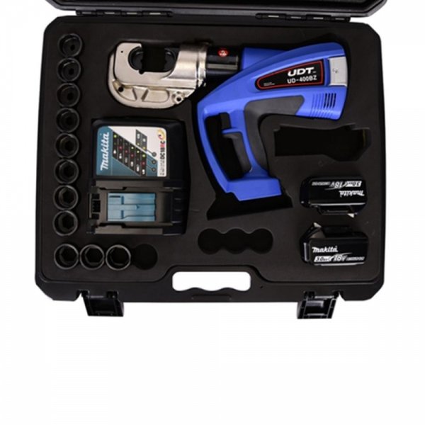 UDT 충전식 유압 압착공구 UD-400BZ2팩 16-400SQ 12.2t 7.2kg 1EA - SSG.COM