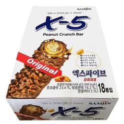 삼진 식품 엑스파이브X-5 초코바 36g x 18개 - SSG.COM