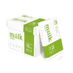 한국제지 밀크그린 A4용지 친환경 복사용지 75g 1박스 2500매 - SSG.COM