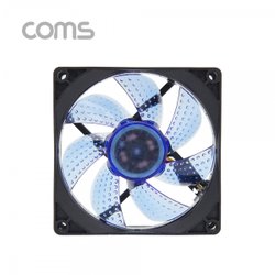 Coms 쿨러 케이스용 CASE, 90mm, Blue LED (BT402) - SSG.COM