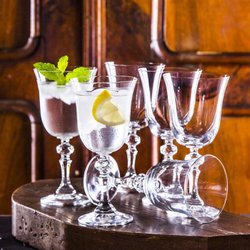 와인잔 크리스타 220ML 2개 레드 화이트 클래식 크리스탈 - SSG.COM