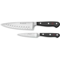 독일 우스토프 클래식 주방칼 WUSTHOF Classic Knife Set with 2 Knives Scalloped Edge ...