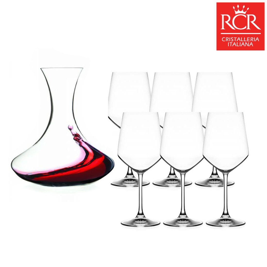 [RCR] 유니버섬 디켄터 세트 7p (디켄터 1p + 와인잔 6p), 믿고 사는 즐거움 SSG.COM