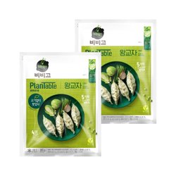 비비고 플랜테이블 왕교자 385g x2개 - SSG.COM