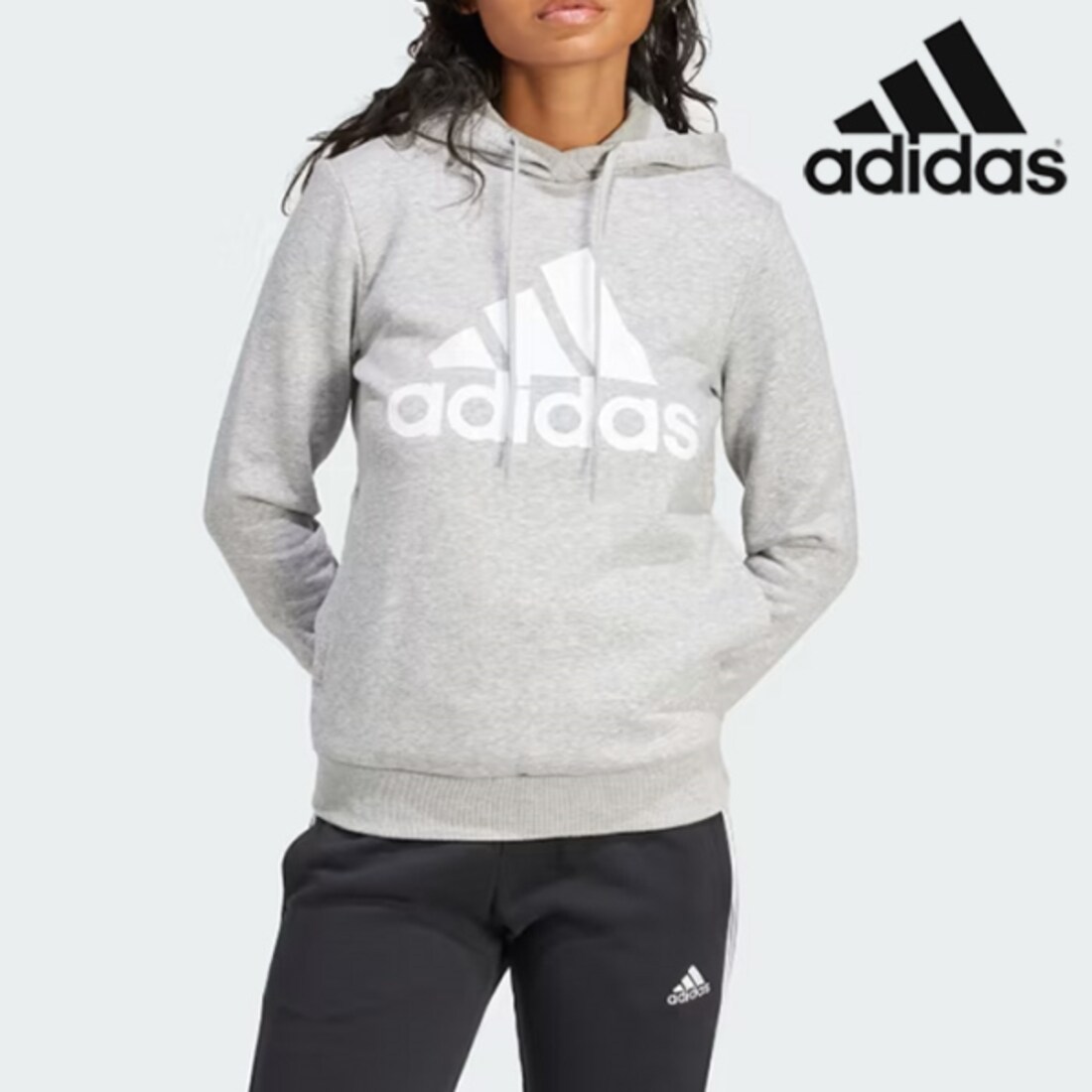 [세일] 아디다스 후드티 /F60- GL0719 / 우먼스 라운지웨어 에센셜 로고 플리스 후디, 믿고 사는 즐거움 SSG.COM
