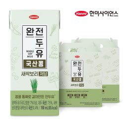 [한미]완전두유 국산콩 새싹보리 저당 190ml 32팩 - SSG.COM