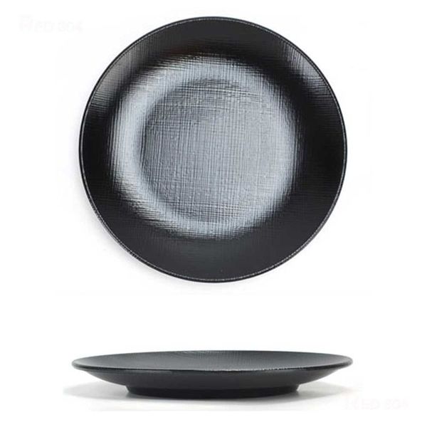 블랙 멜라민 한정식 반찬그릇 반찬접시 20.2cm 15호[32368136] - SSG.COM