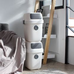 올리빙 도트 가정용 분리수거함 40L 3P - SSG.COM