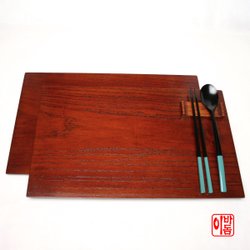 이바돔 국내산 천연 옻칠 나무 식탁 매트 생칠2p - SSG.COM