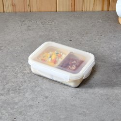 [모던하우스] 뉴프레쉬락 칸칸이 2칸나눔찬통480ML_옐로 - SSG.COM