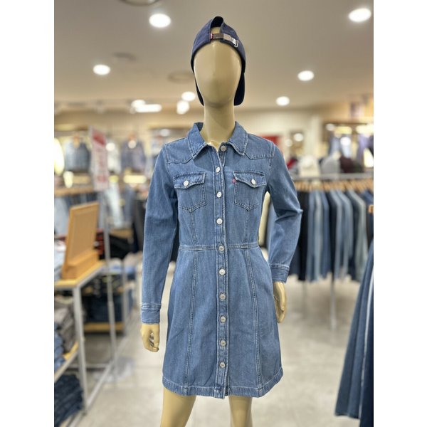 [리바이스] 리바이스 여성 웨스턴 데님 원피스 (A75920001) [P003078874] - SSG.COM