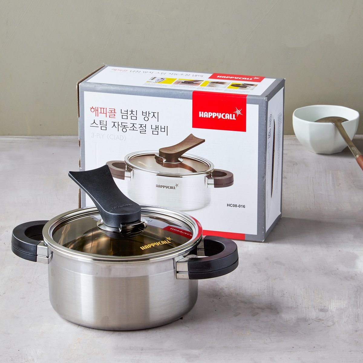 해피콜 넘침방지 통3중 스텐 양수 18cm - SSG.COM