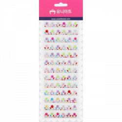 유니아트 비즈 스티커 1700 105번 X ( 4매입 ) - SSG.COM