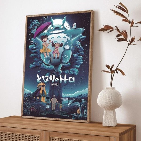 지브리 포스터 이웃집 토토로 A 그림 액자 A2사이즈 - SSG.COM