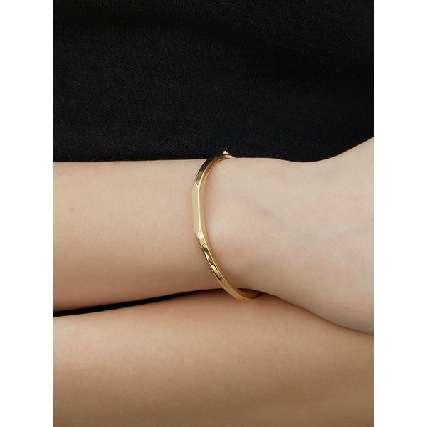 실버 925 솔리드 엣지 뱅글 팔찌 LSB18 - SSG.COM