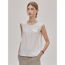 Modal Sleeveless Blouse_Ivory - SSG.COM