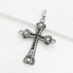 [M7] 여자 실버925 남자 패션 십자가 검정 팬던트 - SSG.COM