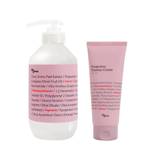 빅그린 임산부 마사지 초중기 2종세트(크림170ml+로션500ml) - SSG.COM