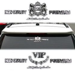VIP 럭셔리 엠블럼 튜닝 스티커 본네트 레터링 이니셜 문구/사무용품 - SSG.COM