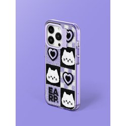 CHECKER BOARD HEART CHICHI-PURPLE(웨이브라벨) - SSG.COM