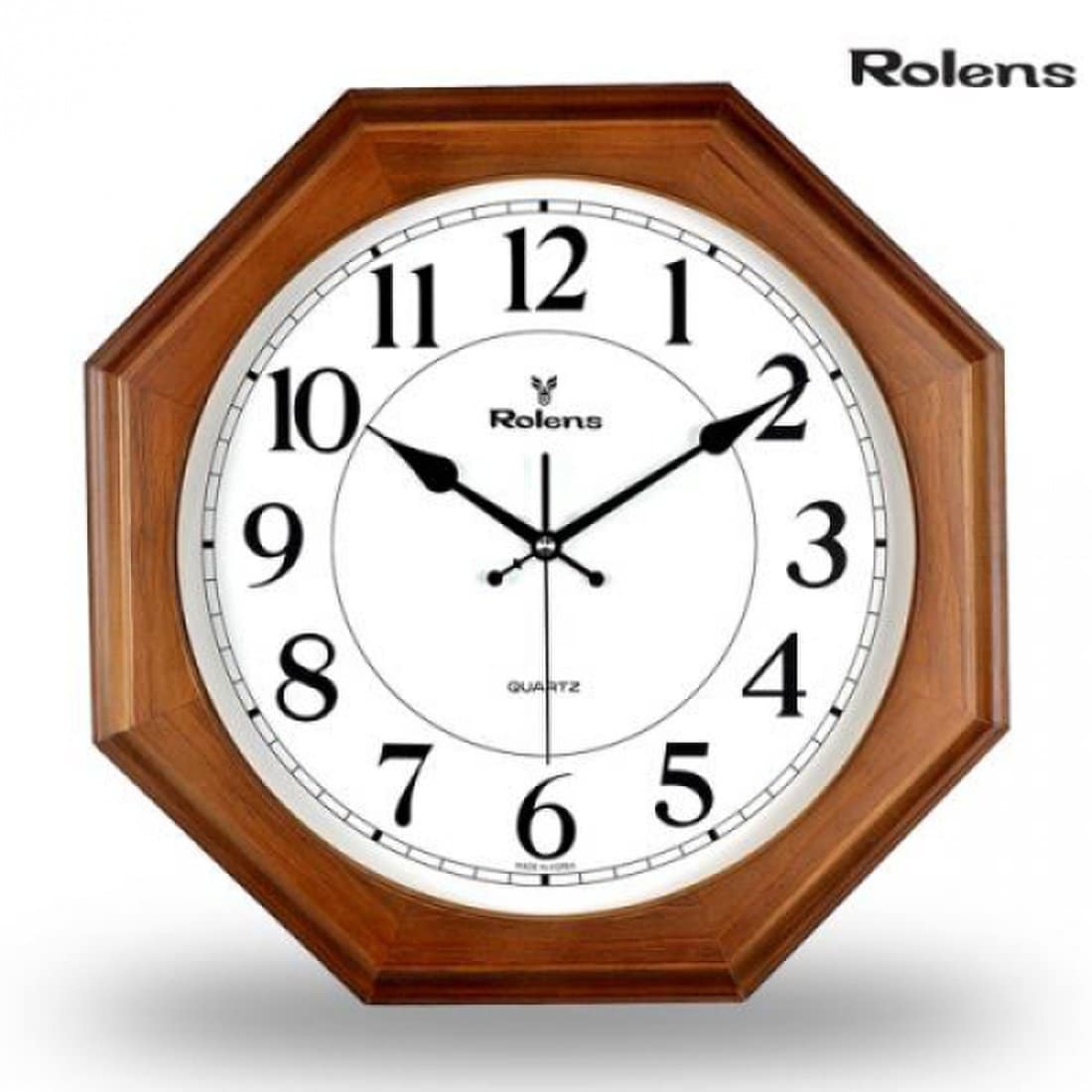 로렌스 WD400 월넛 팔각이중 지름 40Cm 사무실 무소음 벽시계, 믿고 사는 즐거움 SSG.COM