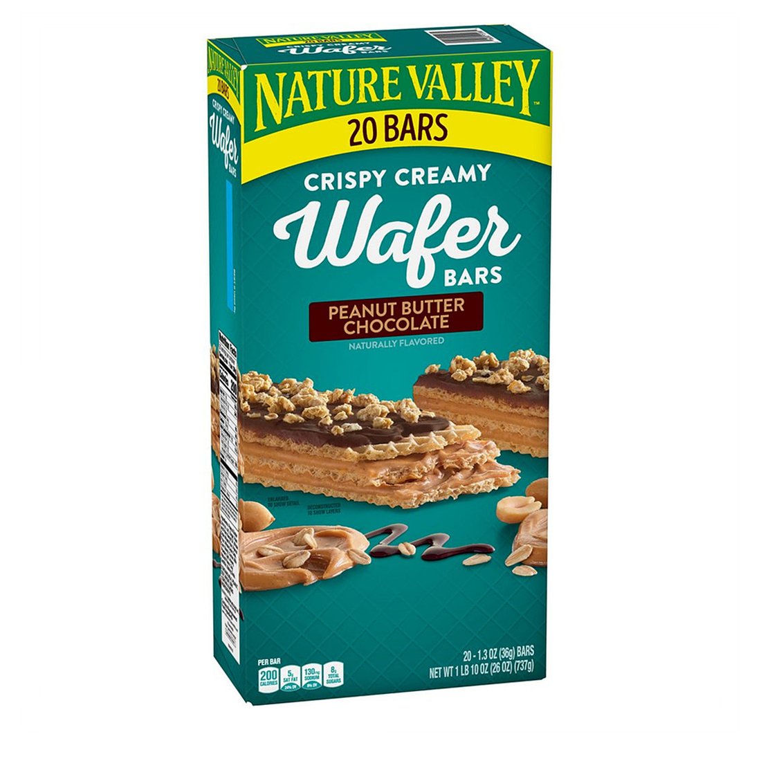 [해외직구]네이처밸리 크리스피 크리미 와퍼바 36g 20입/ Nature Valley Crispy creamy 26oz, 믿고 사는 즐거움 SSG.COM